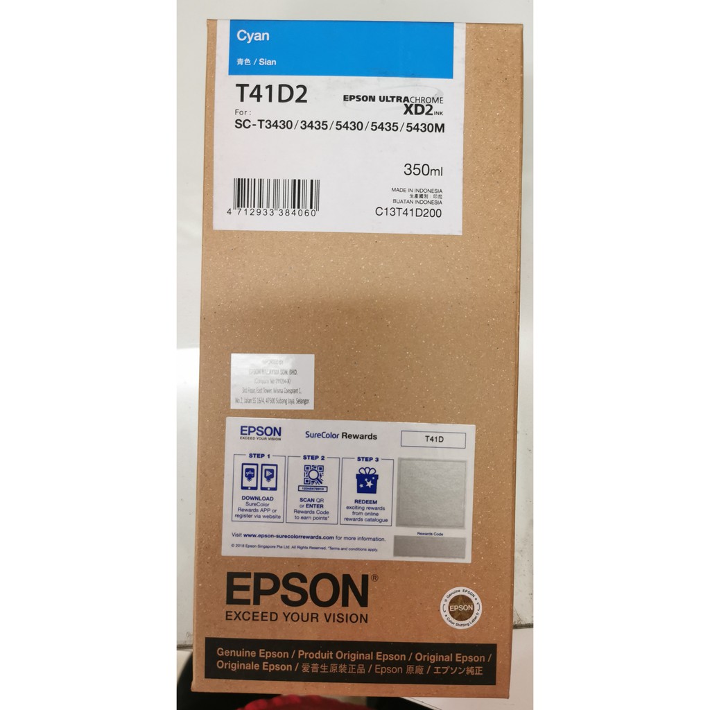 Raedy Stock -Epson SureColor T-3430 / T3435/ T5430 / T5435 /T5430M Ink ...