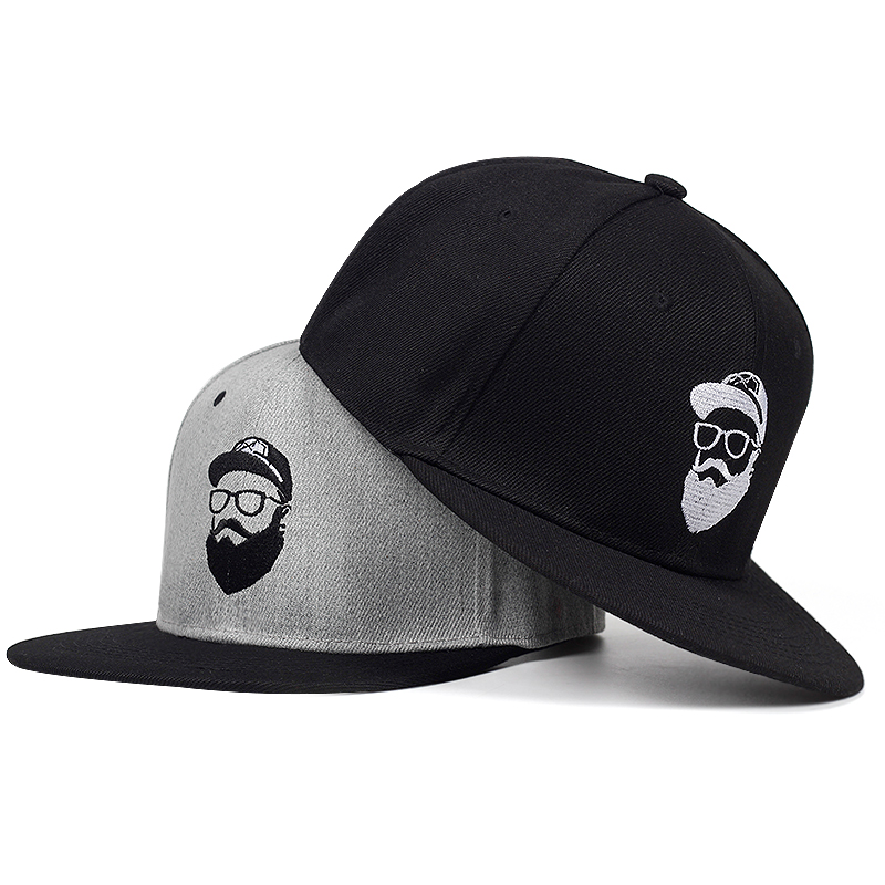 Cool hip hop cap men hats vintage embroidery character baseball caps ...