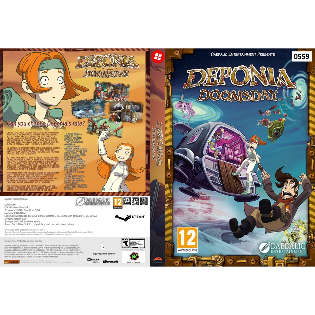 (PC) Deponia Doomsday | Shopee Malaysia