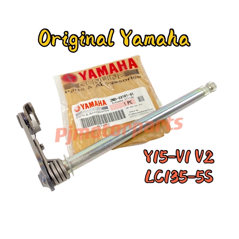 Y15 Y15ZR V1 V2 LC135-5S LC135 5-Speed (100% Original Yamaha) Gear Shaft Shaft Gear Batang Gear ...
