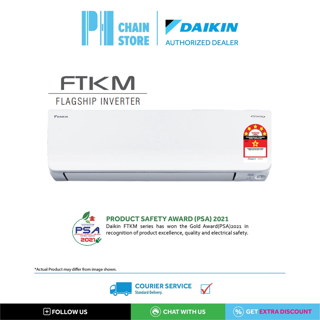 (COURIER SERVICE) DAIKIN FTKM25T FTKM35T FTKM50T FTKM60T FTKM71T 1.0HP ...