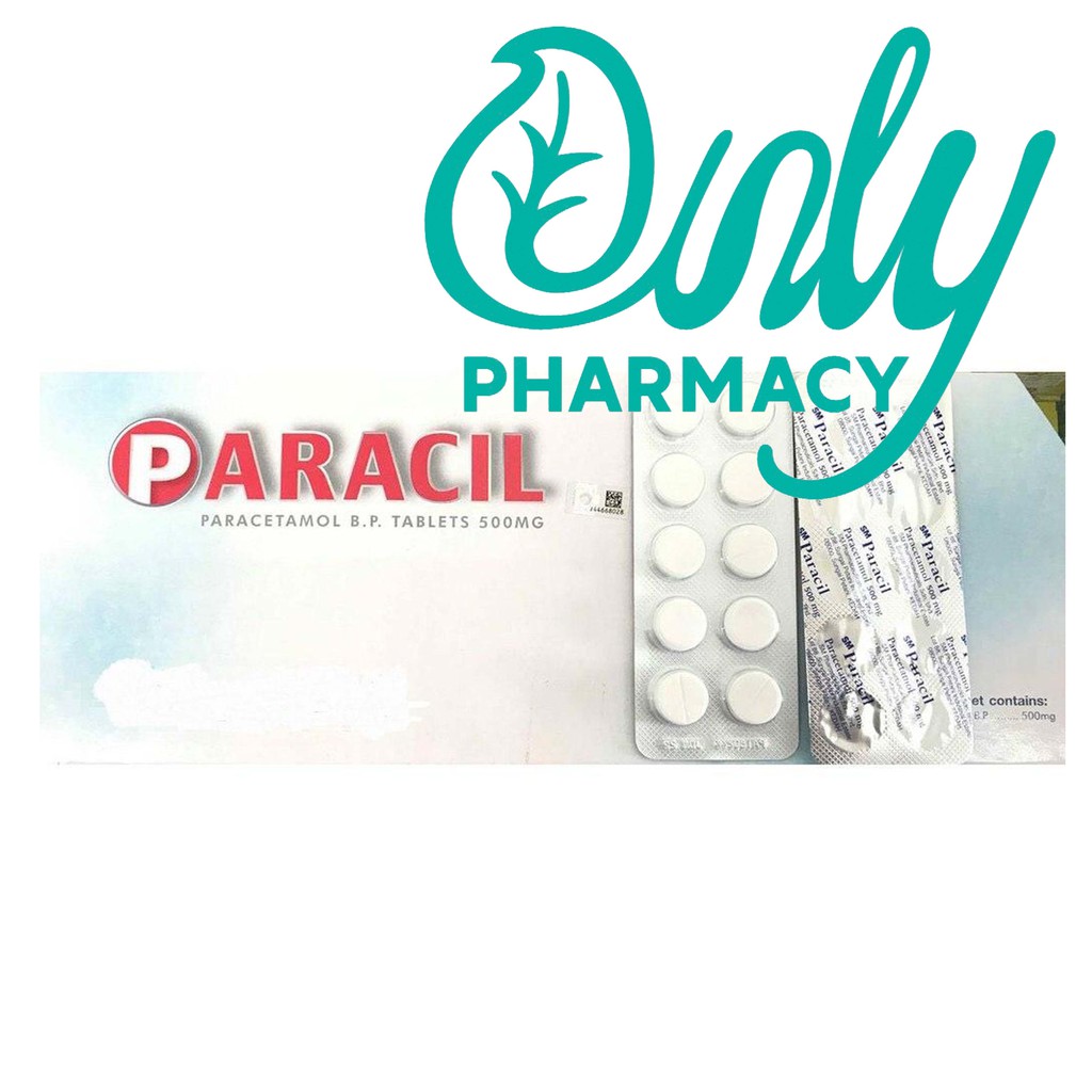 Paracil Paracetamol 500mg tablet 10X10 tablet (10x10s) | Shopee Malaysia