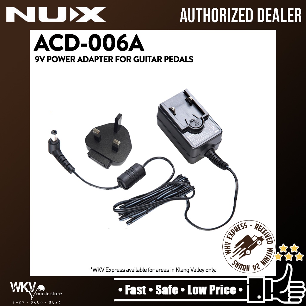NUX ACD-006A Power Adapter For Guitar Effect Pedal (ACD006A) | Shopee ...