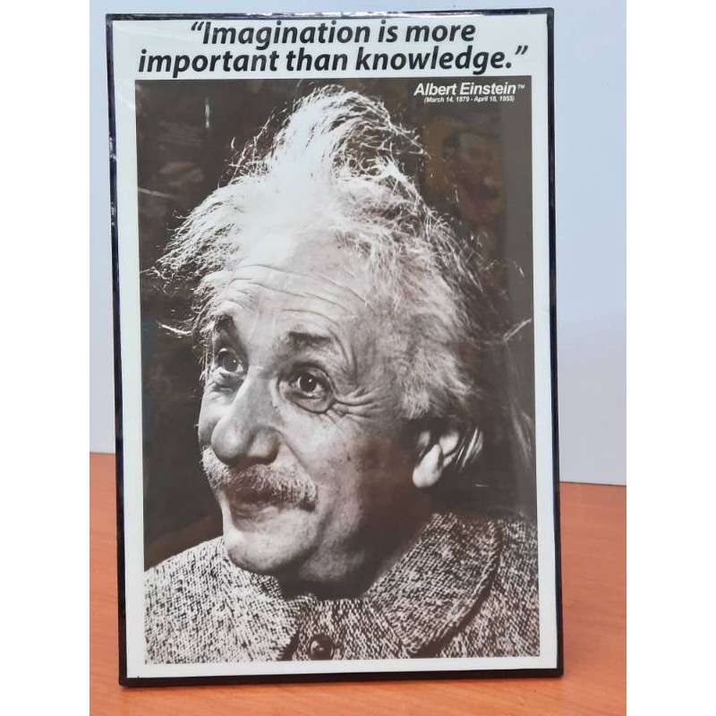 Albert Einstein Frame Plaque | Shopee Malaysia