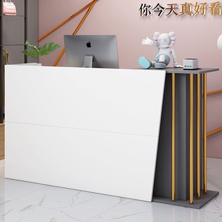 Cashier Counter Table Commercial Reception Wooden Desk Office ...