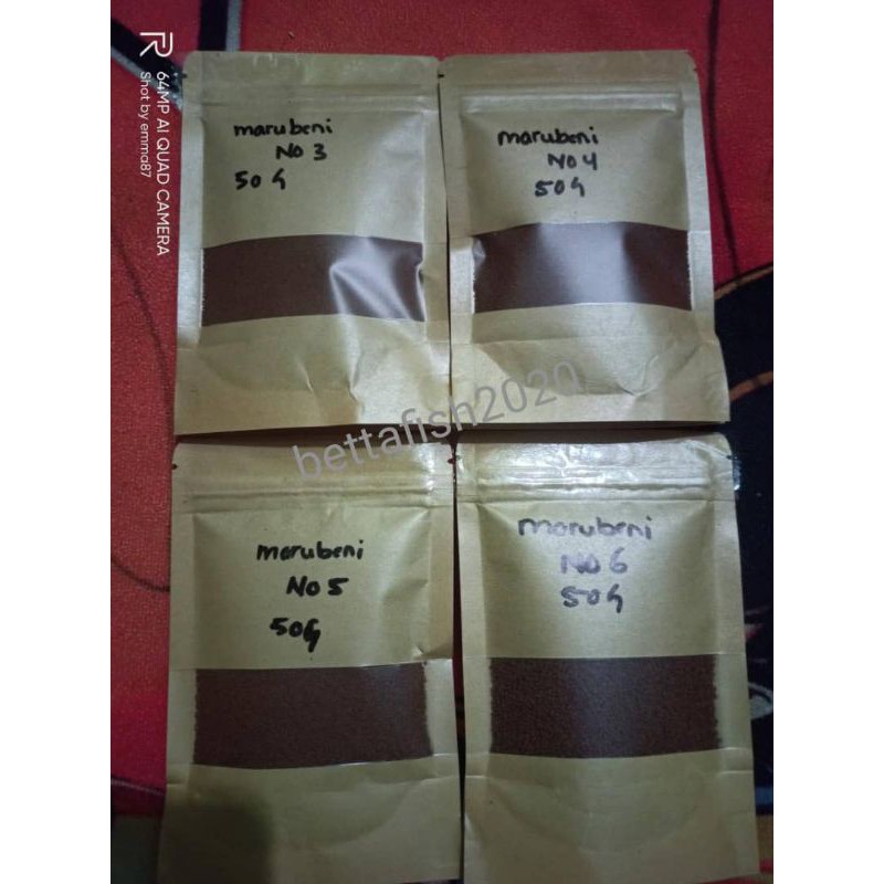 Marubeni Nisshin Feed💥50 gram💥 (Pallet No 3, No 4, No 5) Ikan Guppy ...