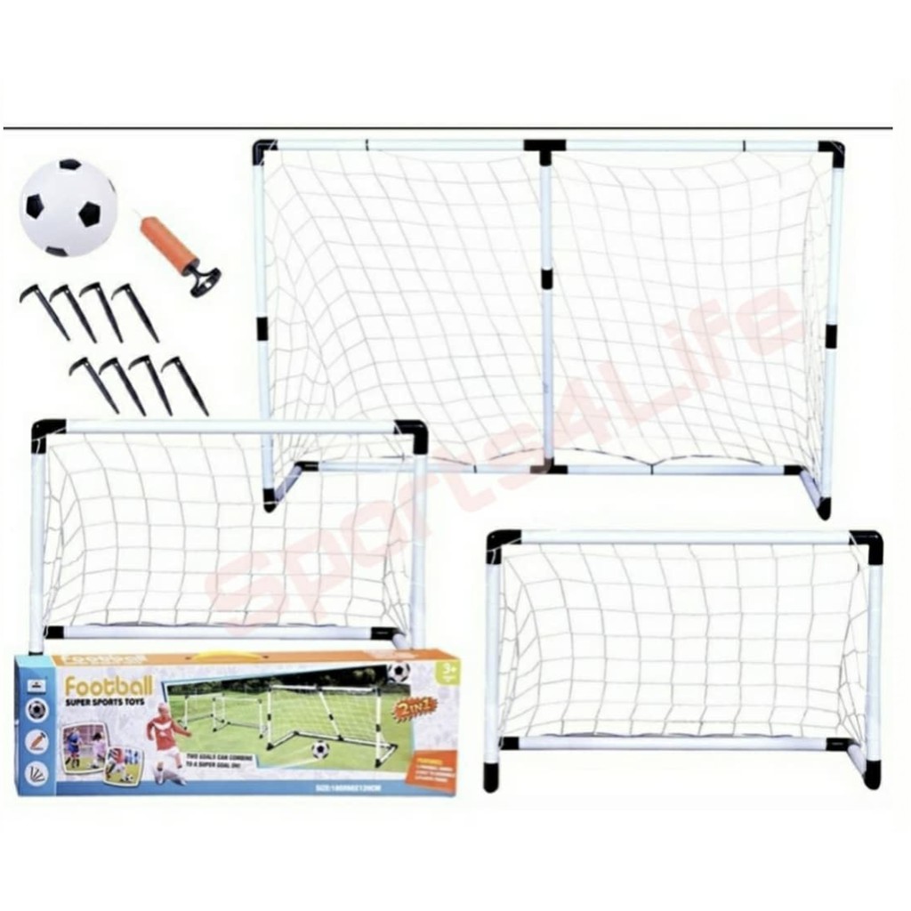 Football Goal Post Game Set / Mini Soccer Post (2 in 1) Indoor ...