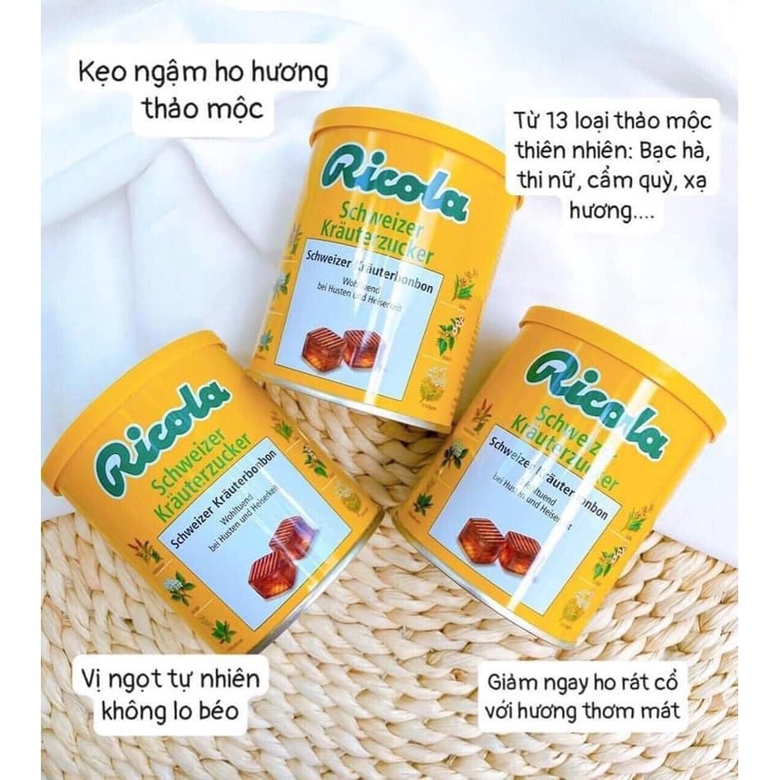 Ricola sugar-free herbal lozenges to relieve coughs and sore throats from Germany | Shopee Malaysia