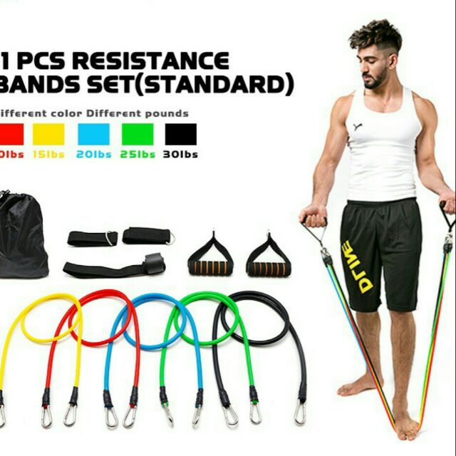 Muscle rope with cover bag (11psc) | Shopee Malaysia