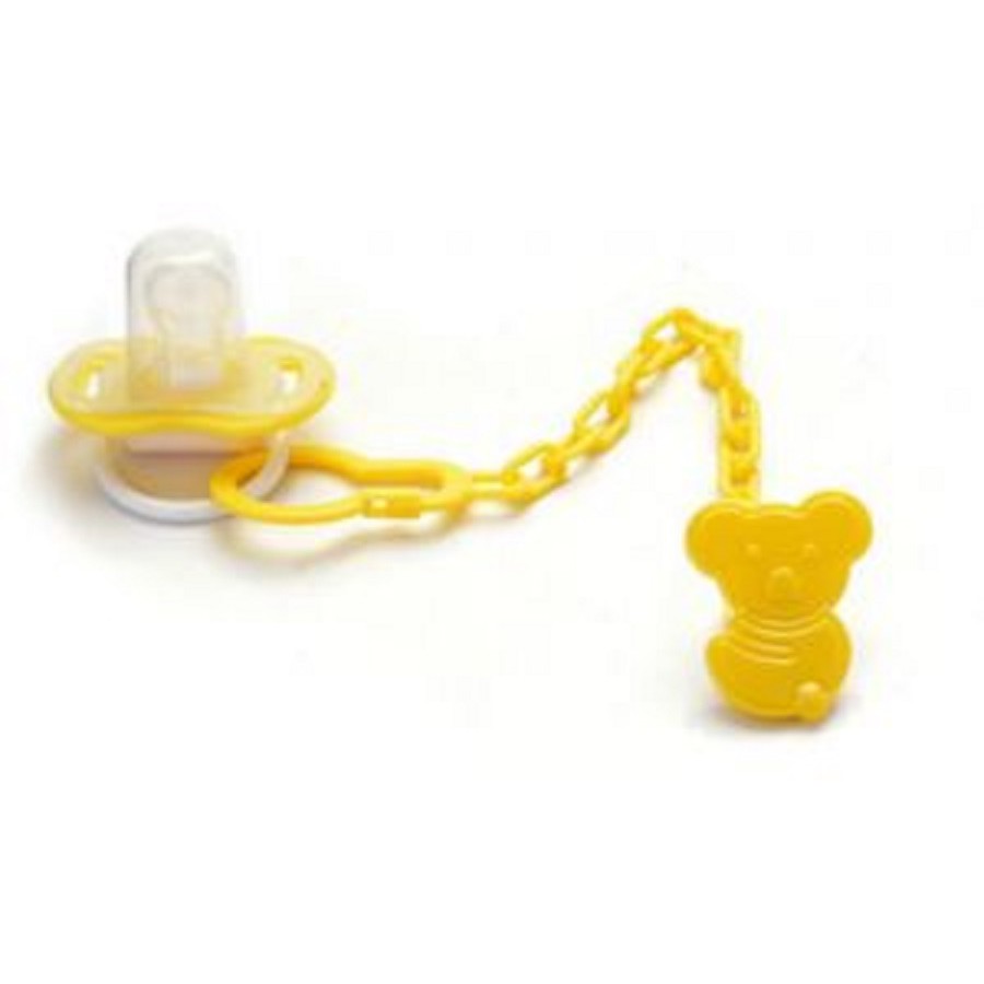 ANTI JONGANG Kids Pacifier with Chain Baby Play Mouth Chain Baby ...