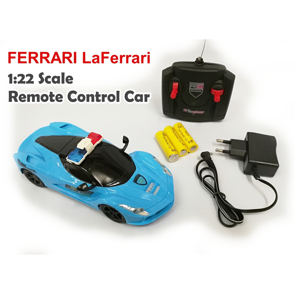 REMOTE CONTROL POLICE SUPER CAR - FERRARI - RECHARGE | Shopee Malaysia