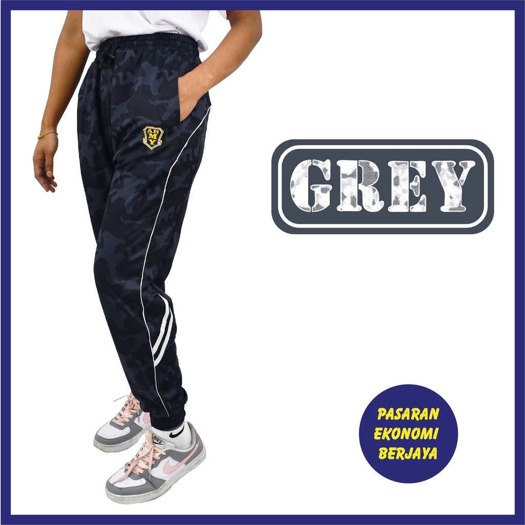 SELUAR TRACK 3122# ARMY CAMO TRACK BOTTOM SUKAN UNISEX BUDAK DEWASA ...