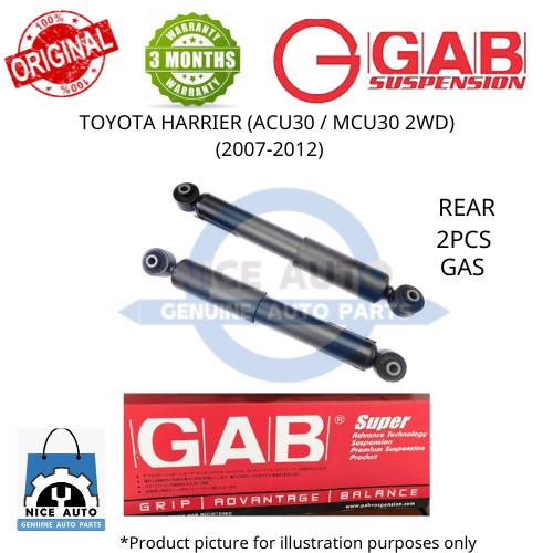 TOYOTA HARRIER (ACU30 / MCU30 2WD) (2007Y-2012Y) (REAR LH+RH) (1SET ...