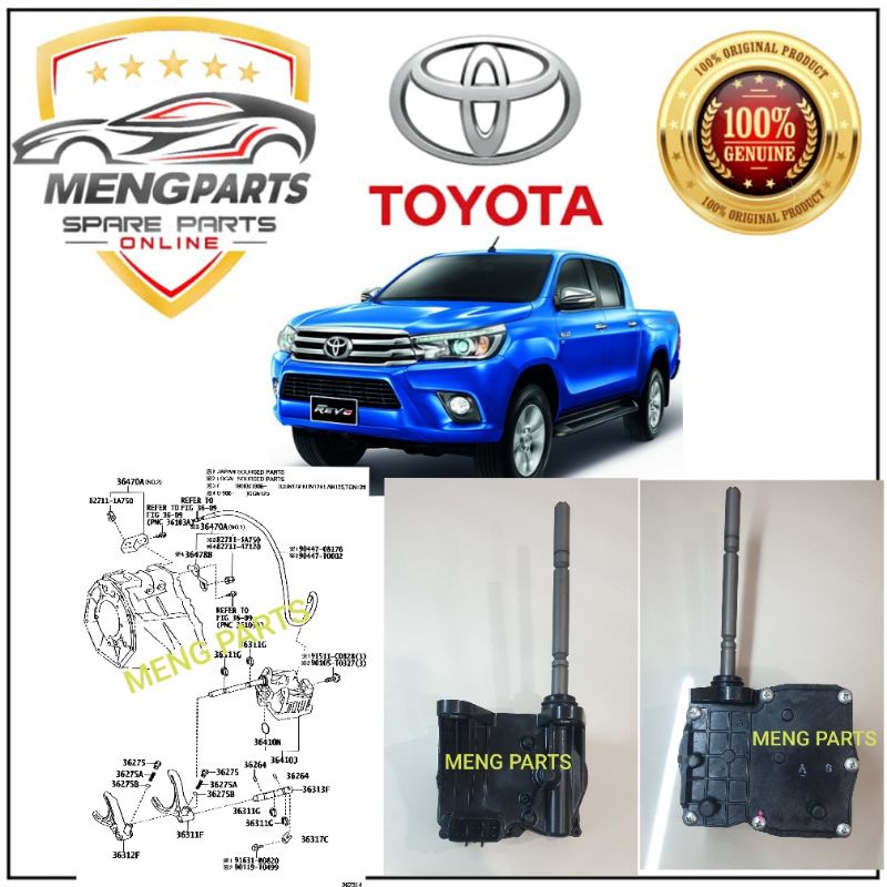 ORIGINAL NEW * NO BOX *TOYOTA HILUX REVO,ROCCO ACTUATOR TRANSFER SHIFT ...