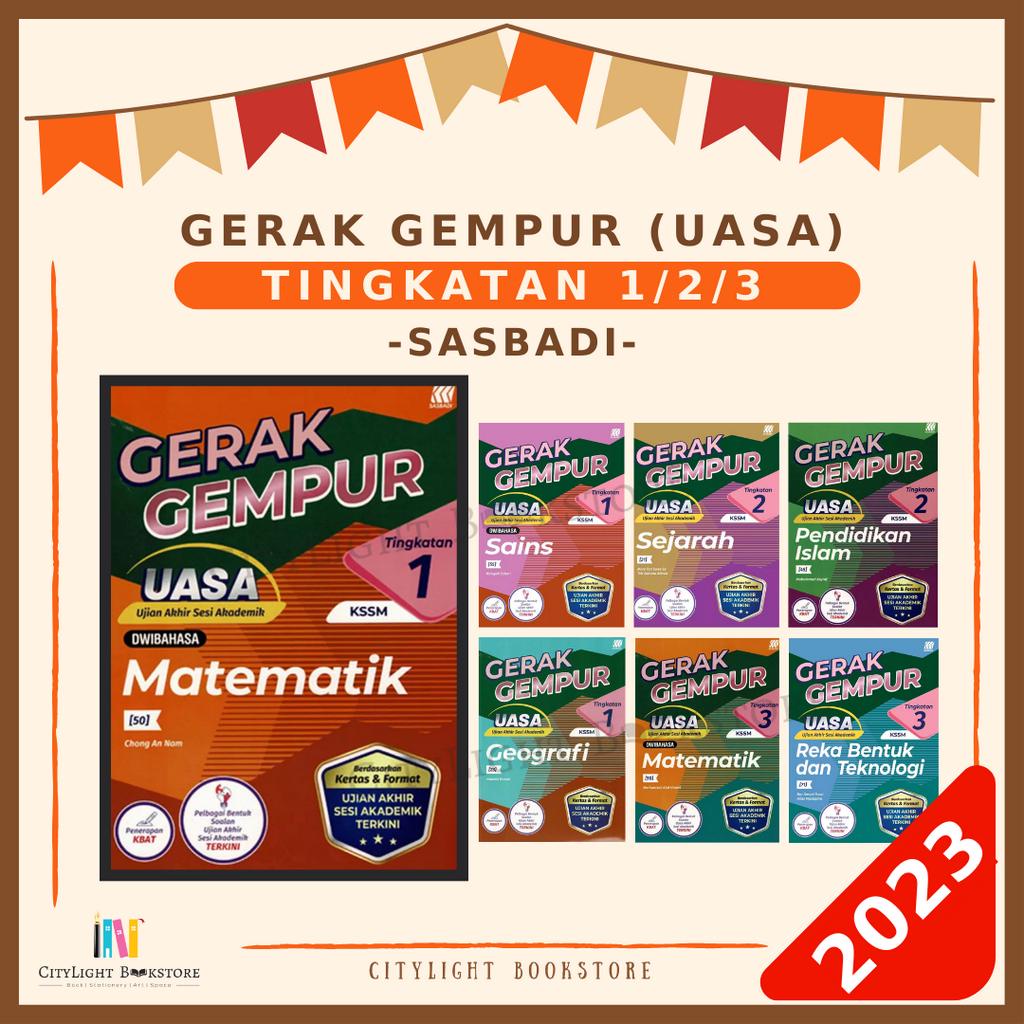 [citylight] Buku Latihan 2023 Gerak Gempur Uasa Kssm Tingkatan 1 2