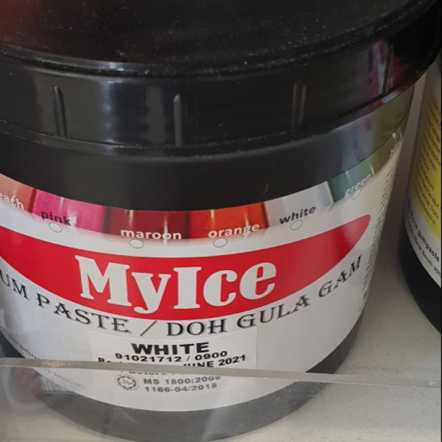 myice Gum paste white doh gula gam for baking | Shopee Malaysia