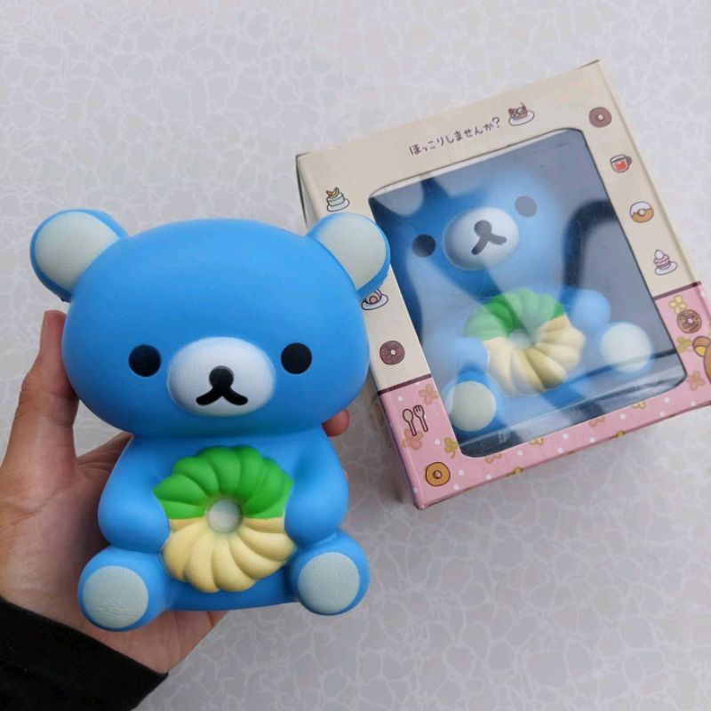 Rilakkuma Cafe > Rilakkuma Blue Bear with Crueller (suitable as ...