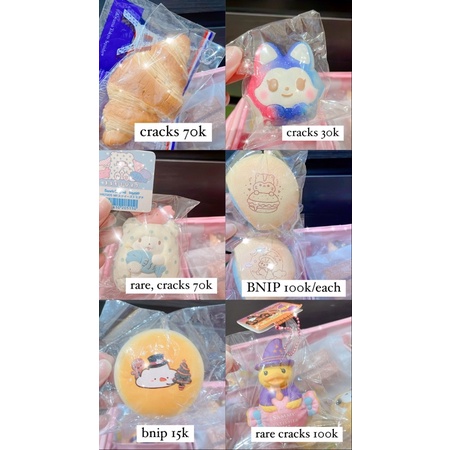 Squishy ibloom daiso cdn deco sammy Bread hello kitty rare poli ...