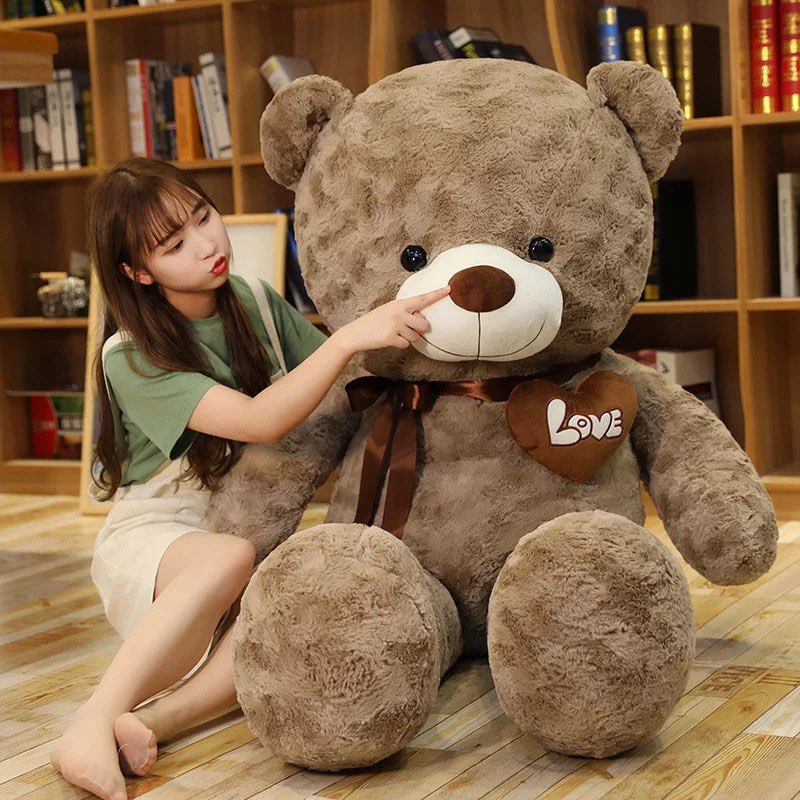 【Clear store】80cm /100cm Giant Teddy Bear Rose / Teddy Bear Besar For ...