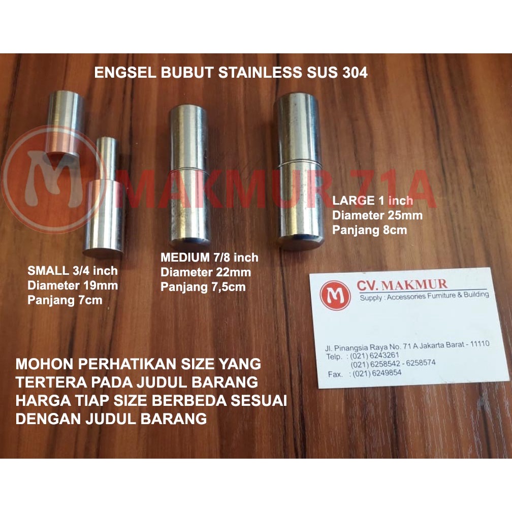 1 inch 25mm Stainless Lathe Hinges/Large Stainless Door Hinges | Shopee ...