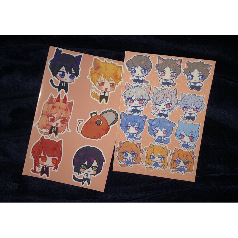 Sticker chainsaw man And sticker nge Evanngelion | Shopee Malaysia