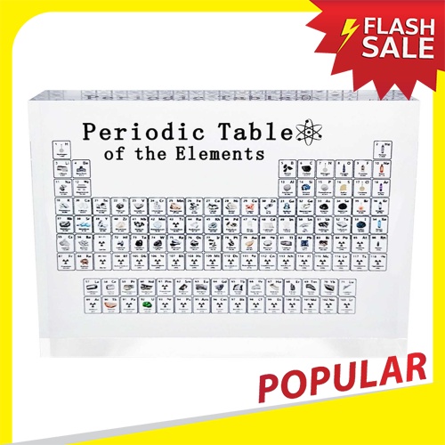 BEST SELLER Acrylic Periodic Table of Elements Decoration Periodic ...