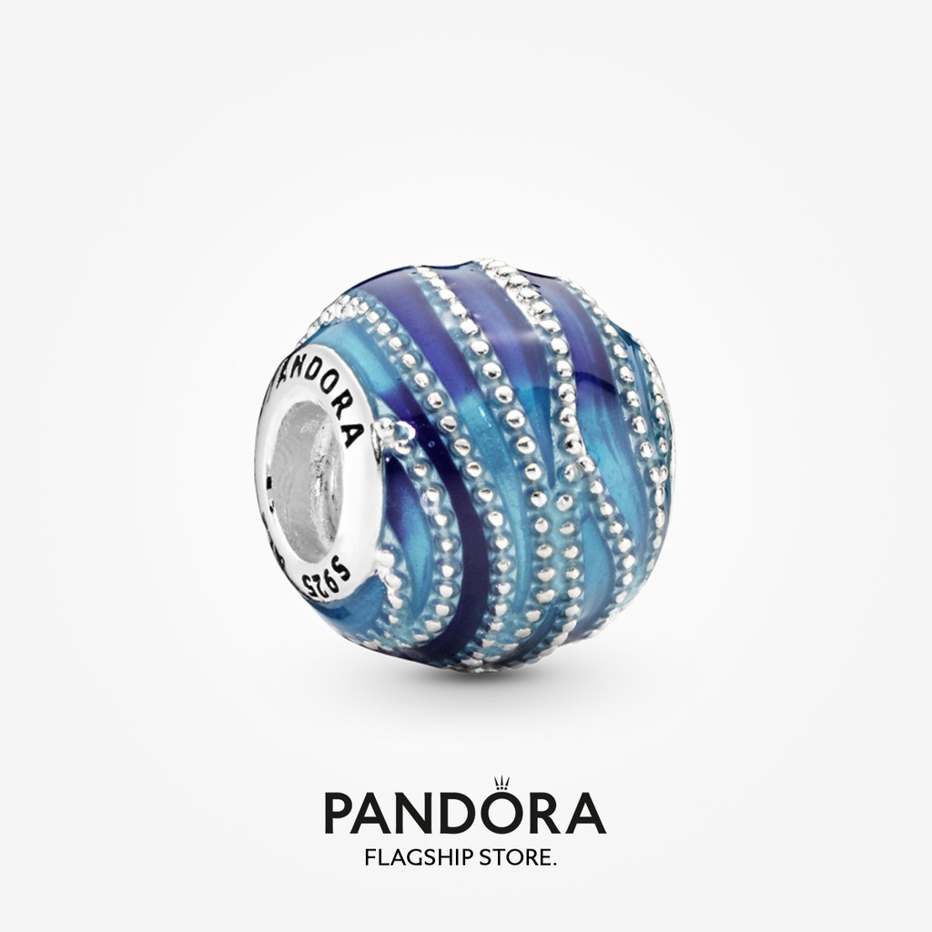 Pandora Blue Wave Charm | Shopee Malaysia