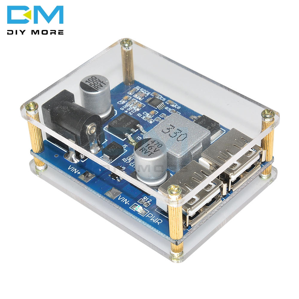 DC-DC 24V 12V to 5V Buck Power Supply Module 5A Power Step Down ...