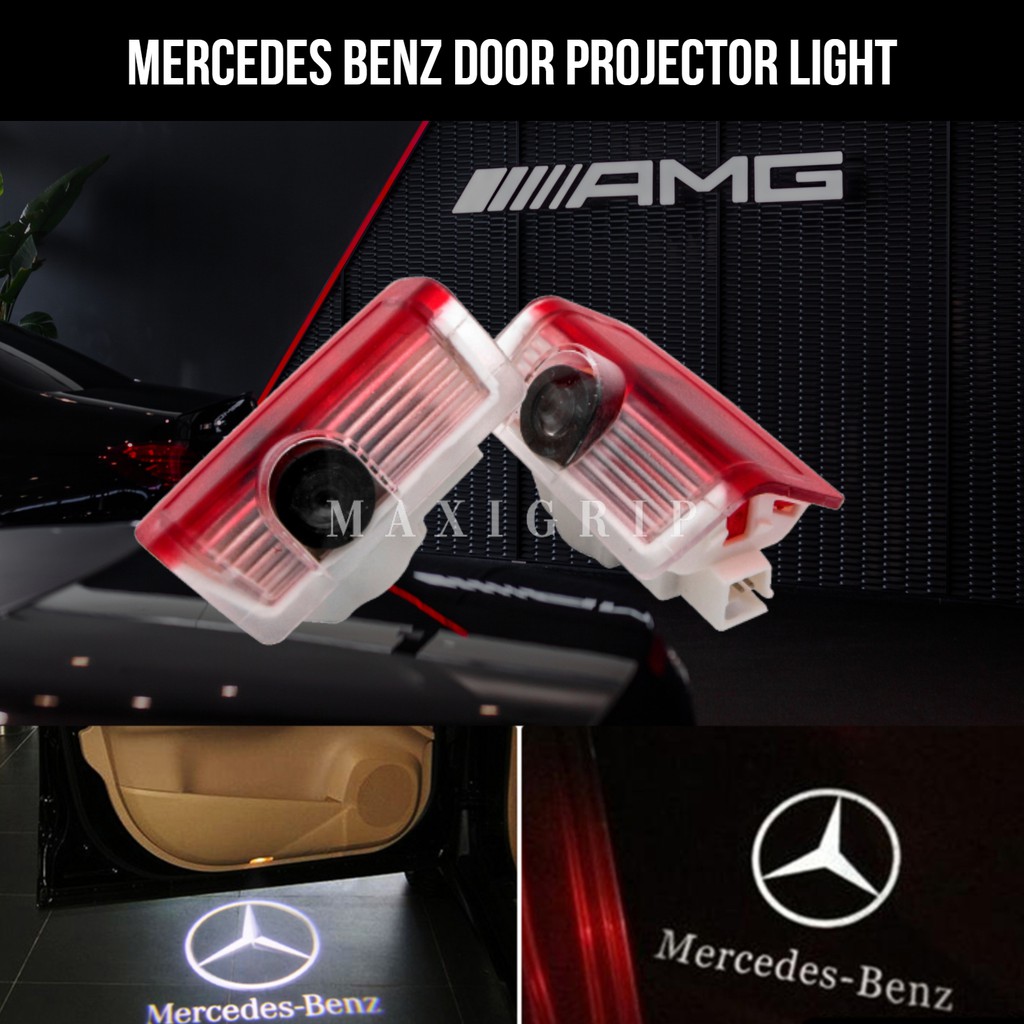 Mercedes Benz led Door welcome shadow light led projector For W205 C205 ...