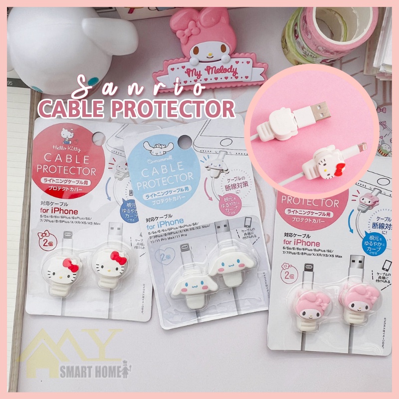Hello Kitty Cable Protector Iphone Type C Android Usb Cable Bite ...