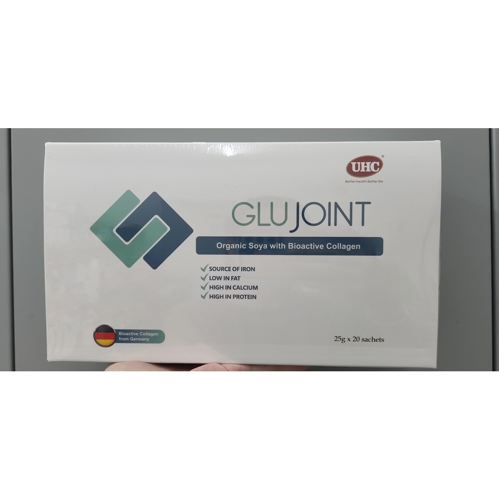 GLUJOINT MIXED ORGANIC SOY MILK With BIOACTIVE COLLAGEN 20's x 25G ...