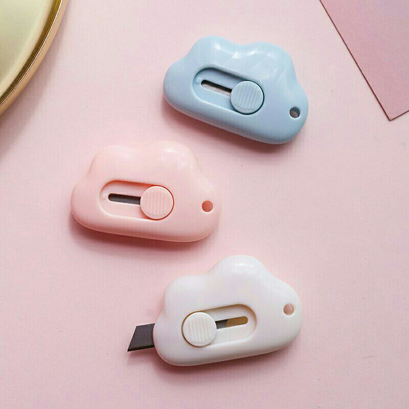 Mini Cute Portable Knife Paper Cutter Cloud Bujo Bullet Journal ...