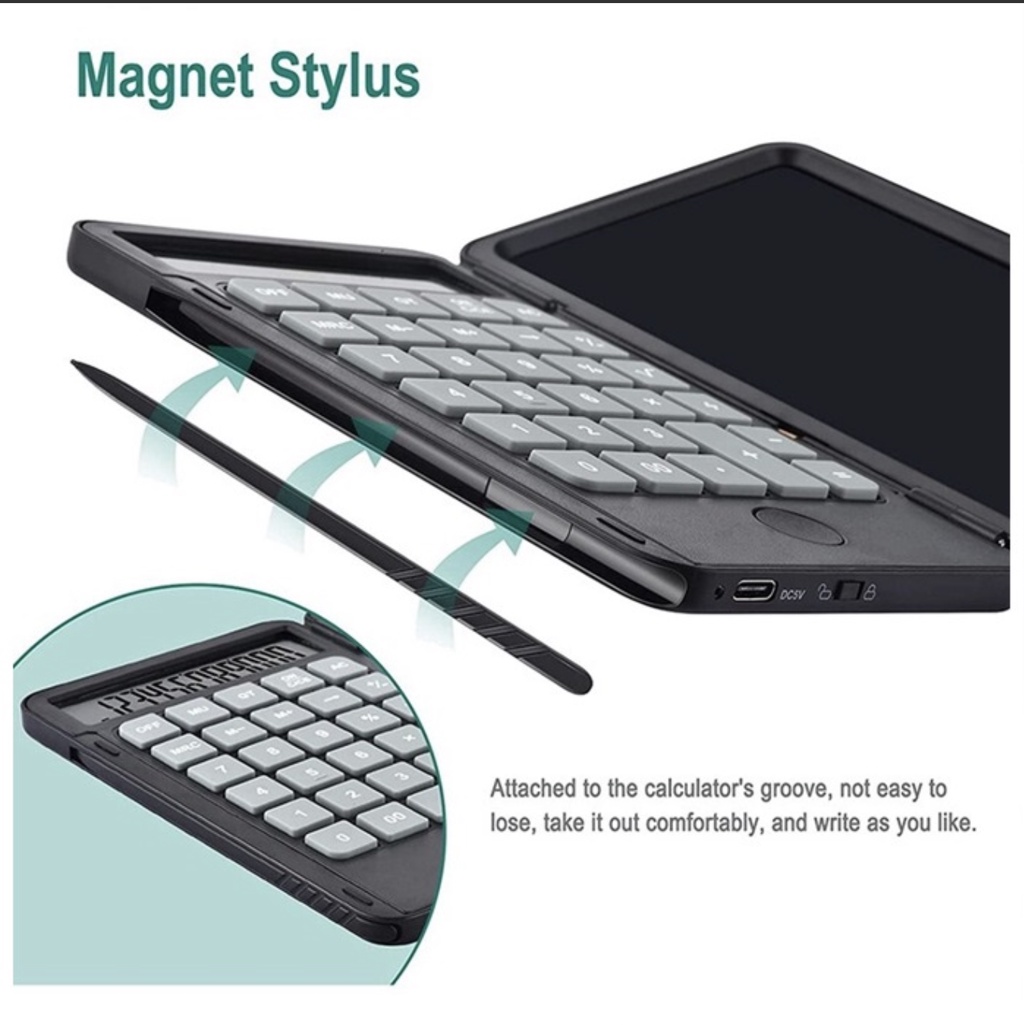 Rechargeable Tablet Calculator Electronic Notepad Small Digital ...