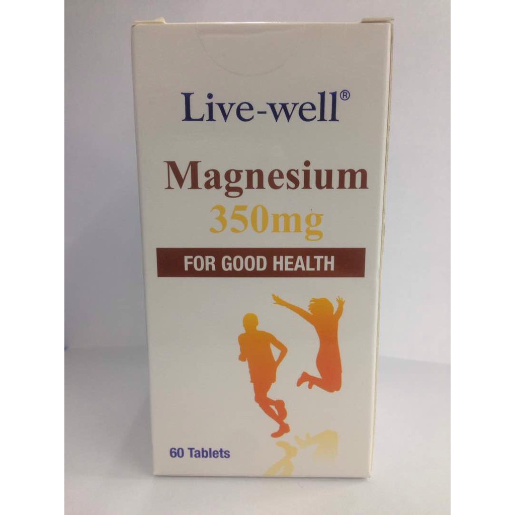 Live-well Magnesium 350mg 60's | Shopee Malaysia