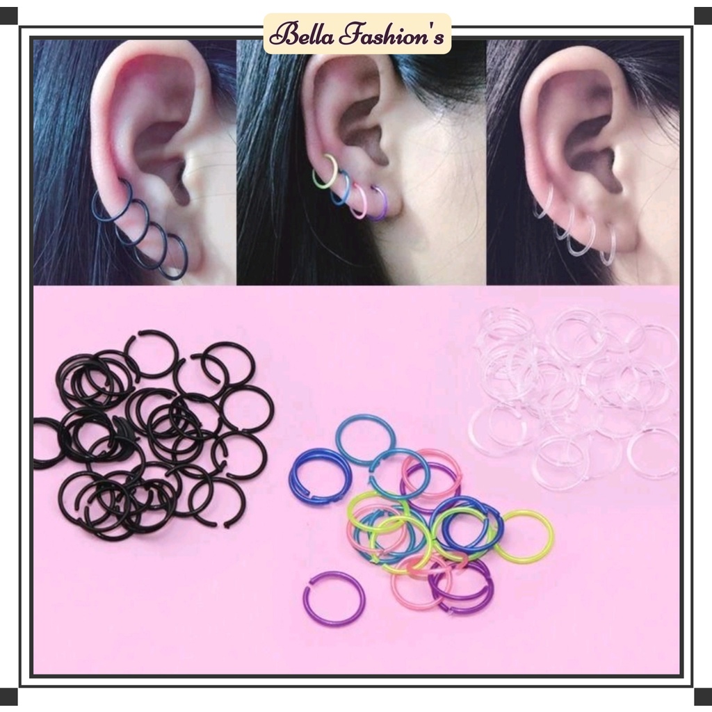 Anti Allergy Plastic Ear Stick Stud Earrings Subang Lidi Subang Telinga ...