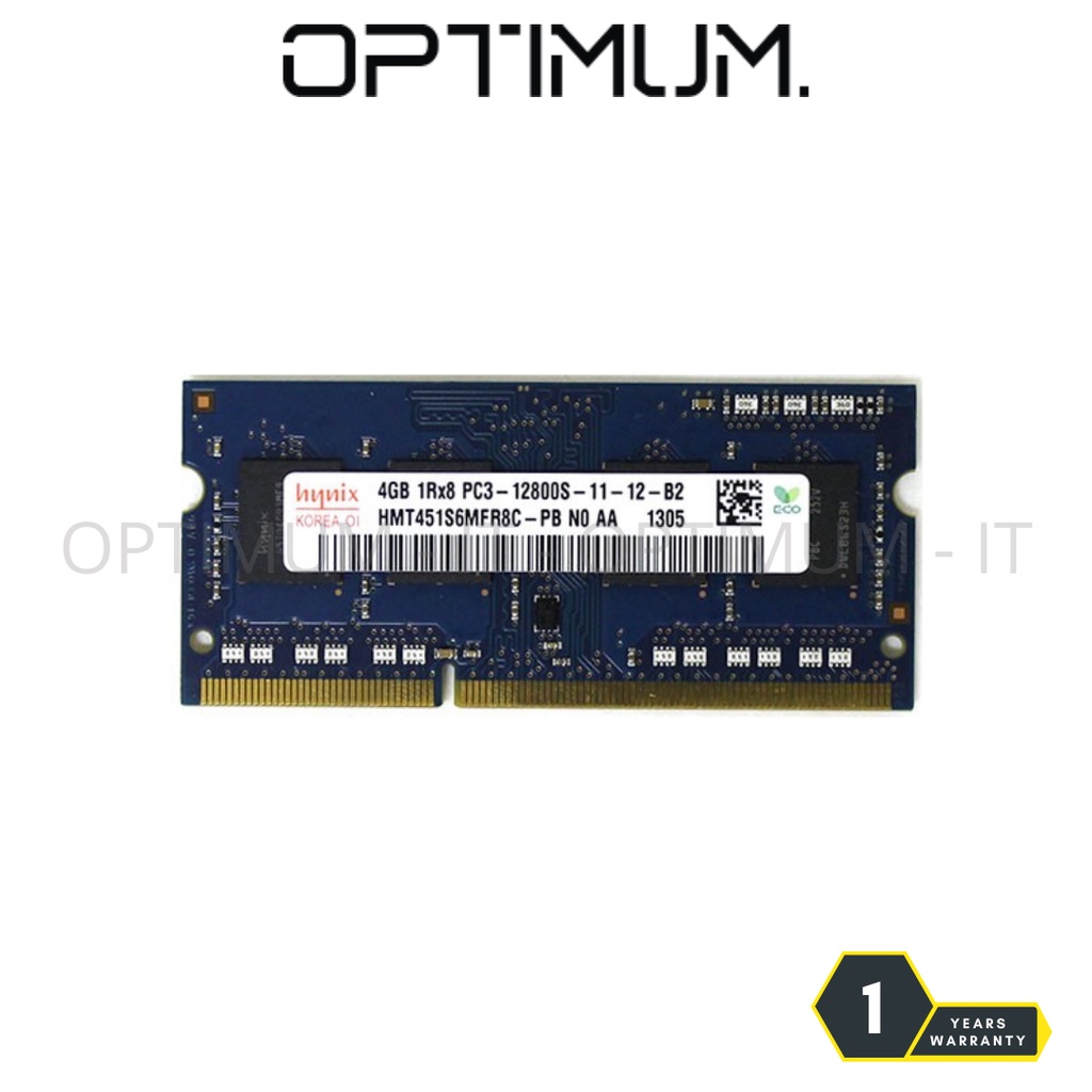 [Refurbished] SK Hynix 4GB DDR3 1600MHz PC3-12800 Laptop Ram (1Y Warranty) | Shopee Malaysia