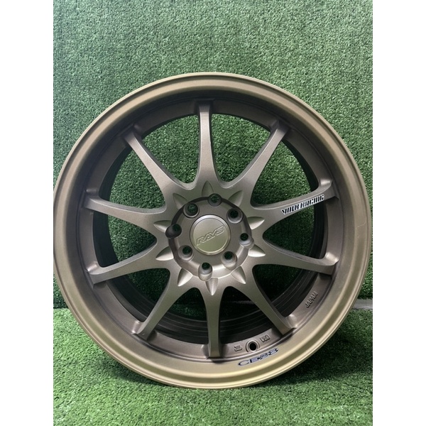 VOLK RAYS CE28 - 17 inch 7.5jj OFFSET38 8h100/114.3 Bronze / matt black / blue / gloss black ...