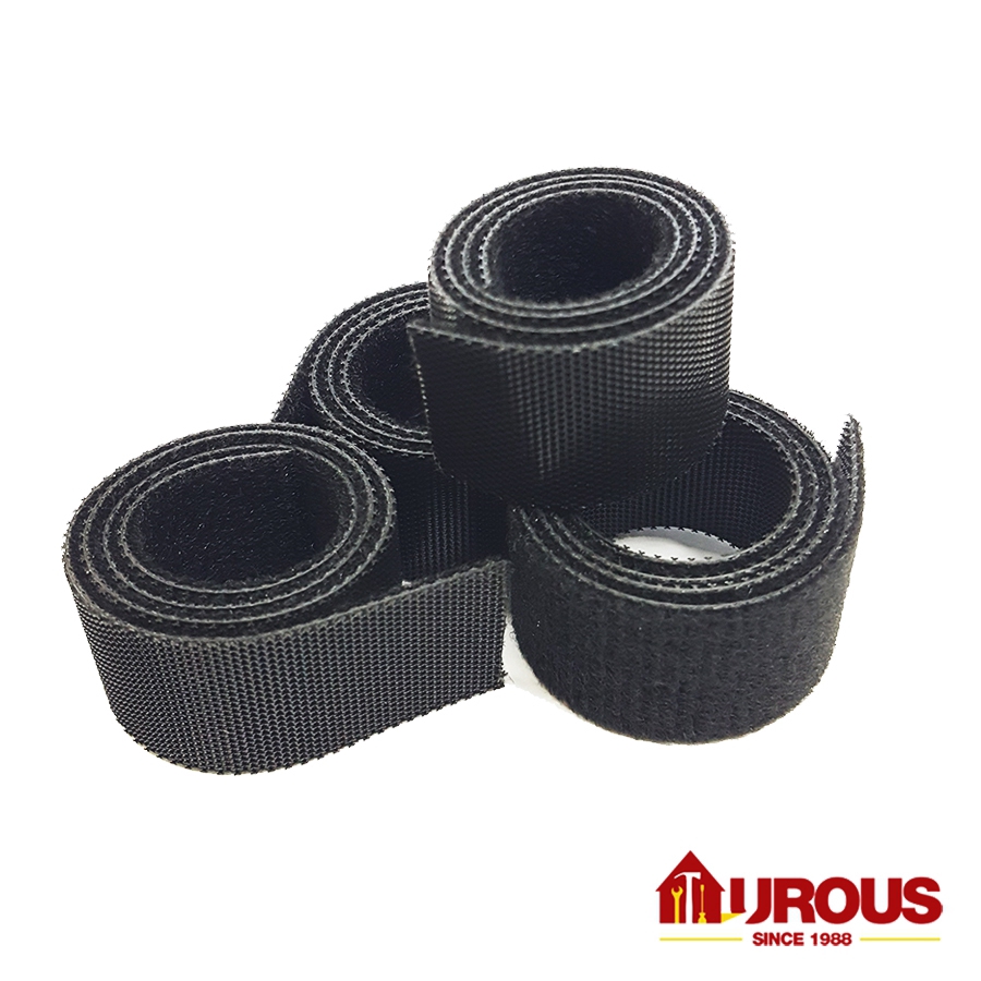 Back To Back Hook and Loop Self Gripping Velcro Strap 20MM X 12'' x ...