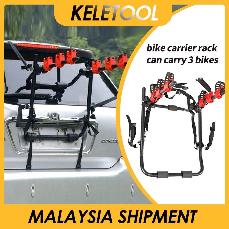 Hatchback Hanging 3 Bike Car Universal Carrier Rack Bicycle Mount Rear ...
