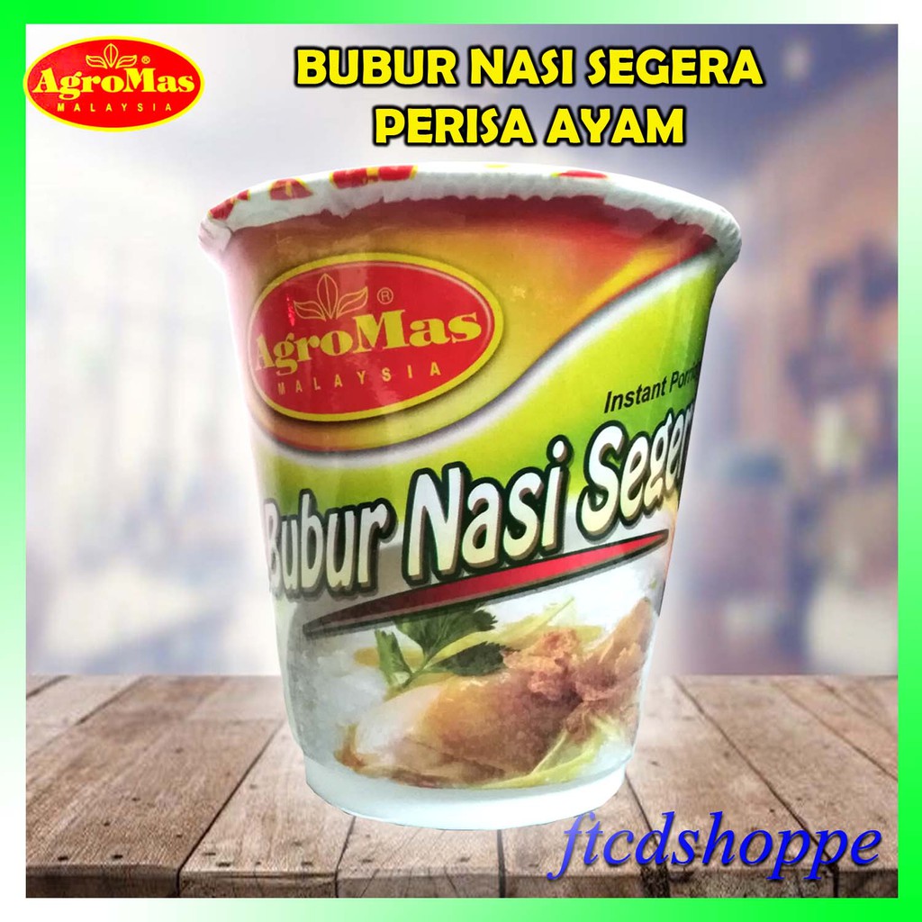AGROMAS Bubur Nasi Segera (Perisa Ayam) | Shopee Malaysia