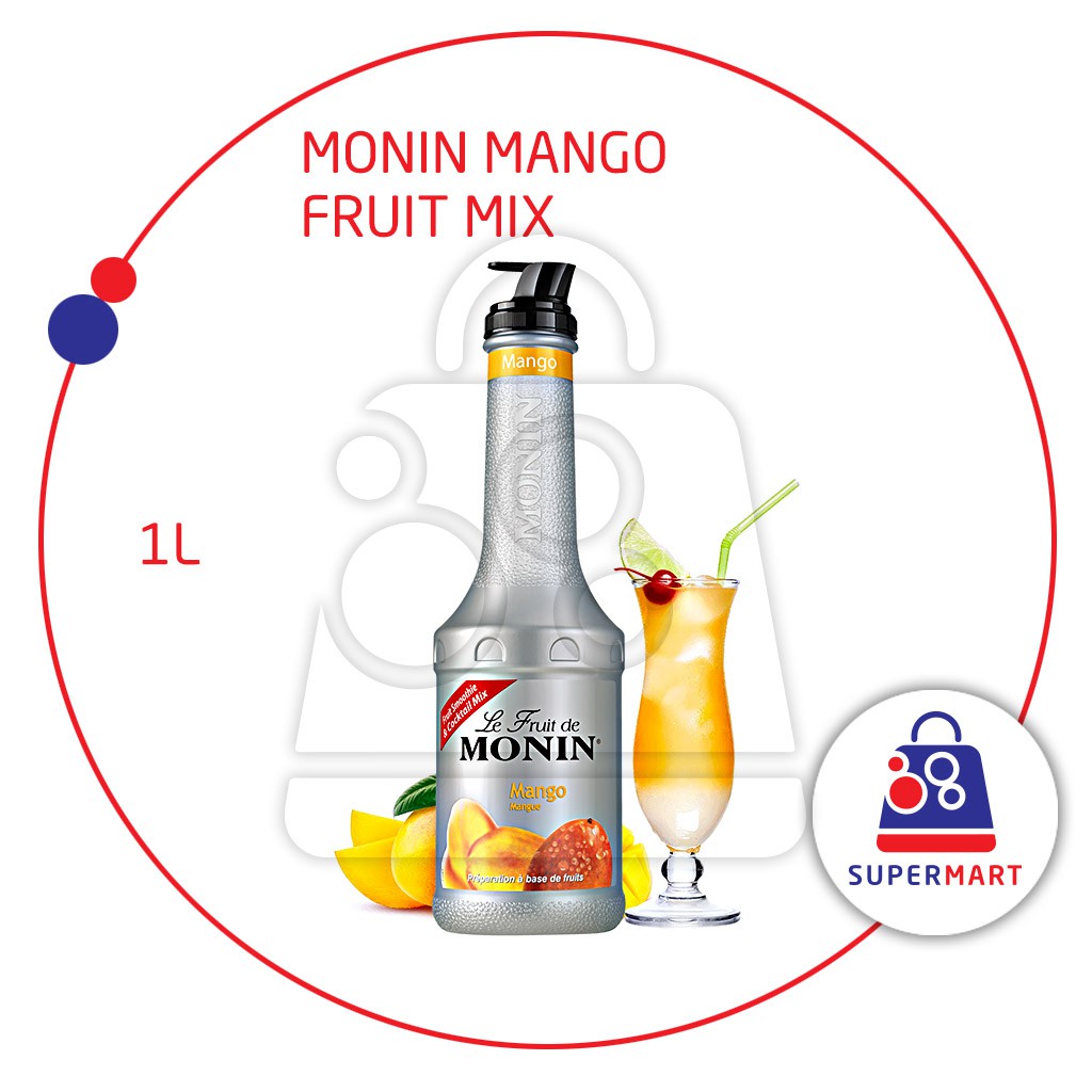 1L MONIN MANGO FRUIT MIX / PUREE / LE FRUIT DE MONIN MANGO (READY STOCK ...