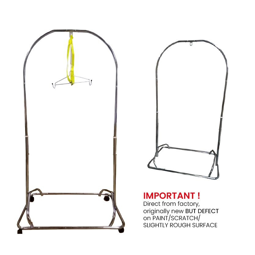Baby Double Spring Cot Round/Buaian Baby – Chrome (Touch Up unit ...