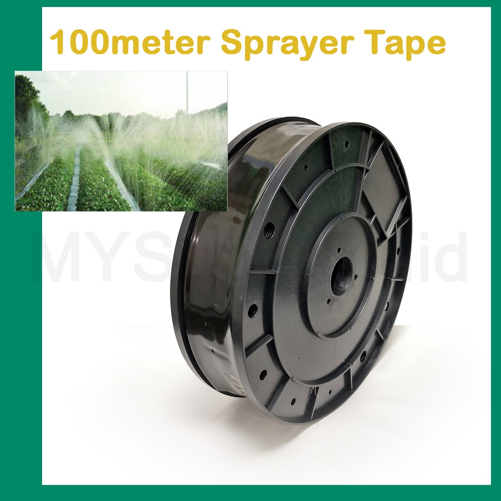W54 100meter Micro Spraying Irrigation Tape System (Rain Tape) | Shopee ...