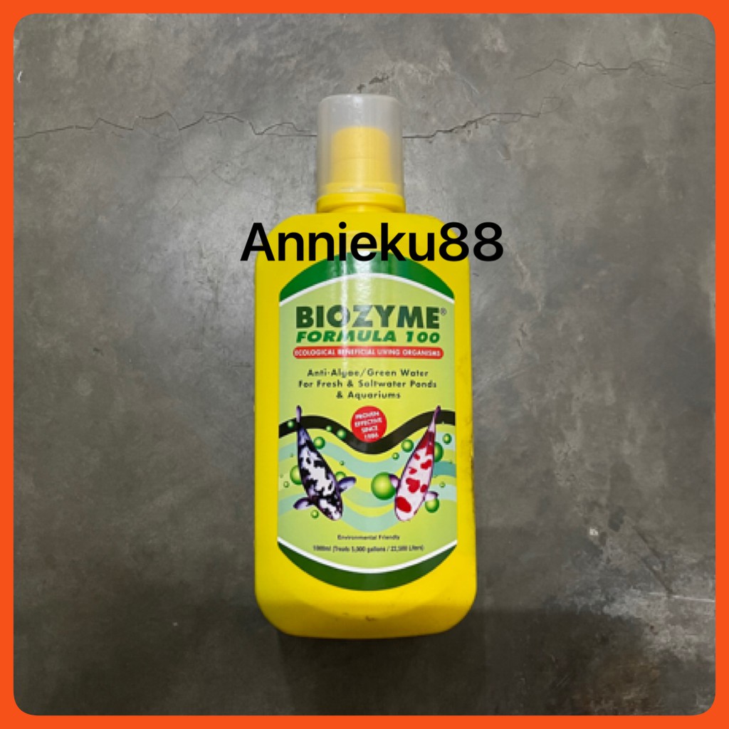 BIOZYME FORMULA 100 ANTI-ALGAE / GREEN WATER FOR FRESH & SALTWATER POND ...