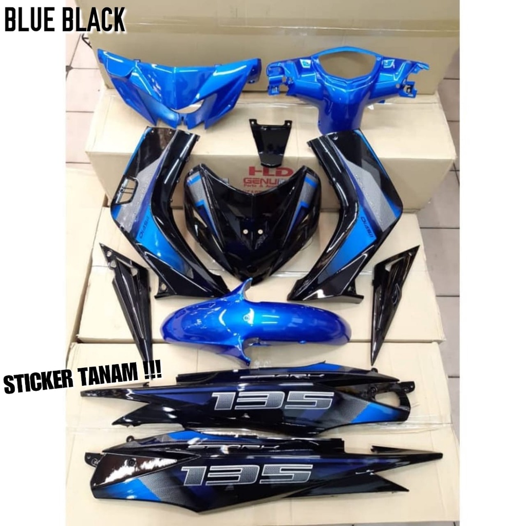 COVER SET LC135 V1 SPARK THAILAND HLD LC V1 (STICKER TANAM) | Shopee ...