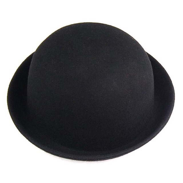 🔥READY STOCK🔥ROUND BOWLER HAT POLYESTER QUALITY👍 | Shopee Malaysia