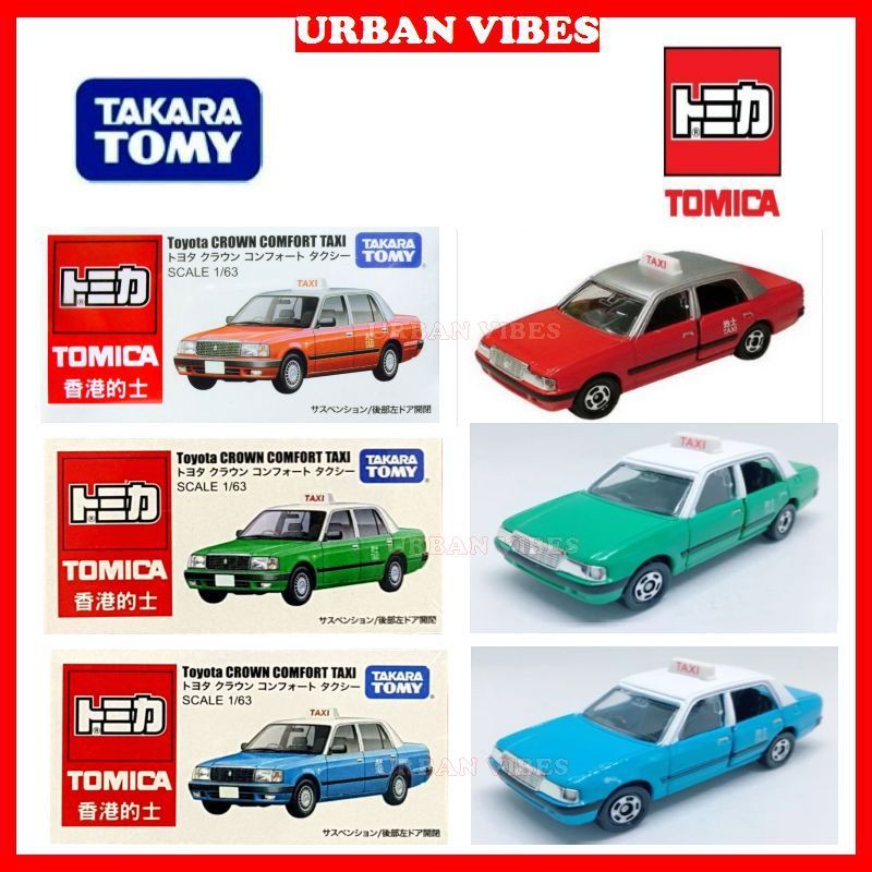 Tomica Toyota Crown Comfort Taxi by Takara Tomy 1/63 scale Hong Kong Taxi diecast car | Shopee ...