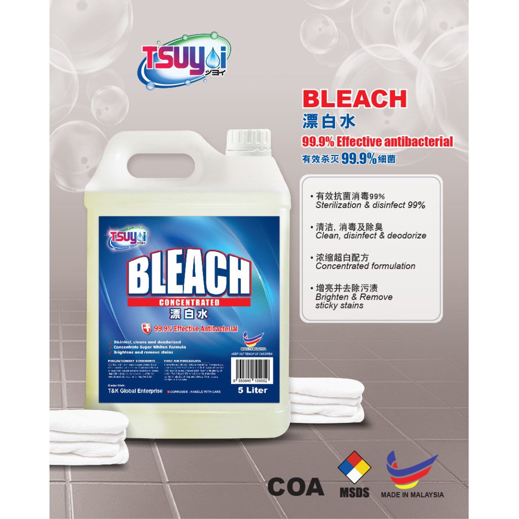 TSUYOI BLEACH 5 LITER | Shopee Malaysia