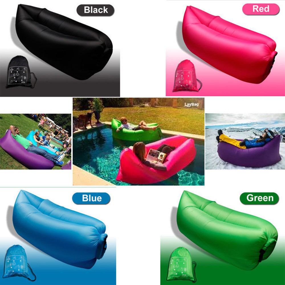 Air Sofa Bed Inflatable Wind Picnic Camping Lamzac Air Lazy Sofa Lounge ...