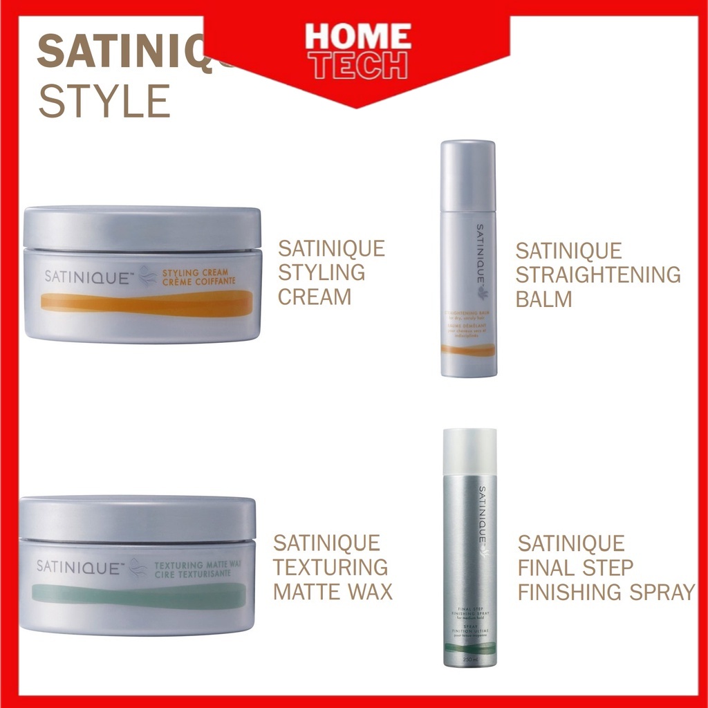 SATINIQUE Final Step Finishing Spray / Styling Cream / Texturing Matte ...